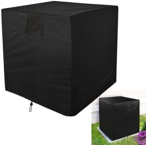 s-snail-oo large air conditioner cover for outside unit, ac cover for outdoor central outdoor vent full cover ，water/windproof anti-dust heavy duty square (36x36x39 in)