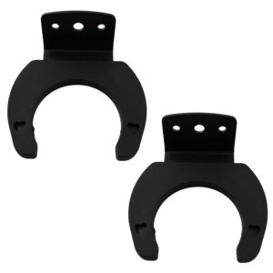 lq industrial microphone hook holder 2pcs black wireless microphone hook stands hanger wall clip clamp holders mic stands brackets