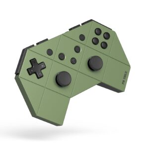 pb tails choc portable bluetooth controller for nintendo switch | play games on the go | wireless gamepad for android, switch, pc, steam, raspberry pi | switch turbo controller for travel | green