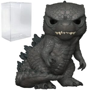 pop godzilla vs kong - godzilla funko vinyl figure (bundled with compatible box protector case), multicolor, 3.75 inches