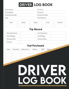 driver log book: track your mileage and vehicle maintenance efficiently