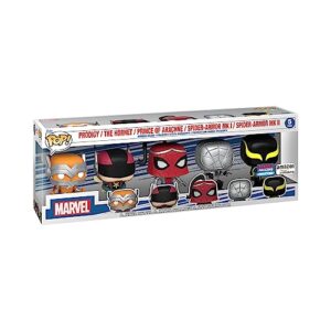 funko pop! marvel: spider-man: beyond amazing 5 pack, amazon exclusive