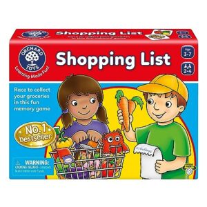 orchard toys moose games shopping list race to collect your groceries in this fun memory game. age 3-7. 2-4 players