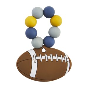 mud pie football teether, football