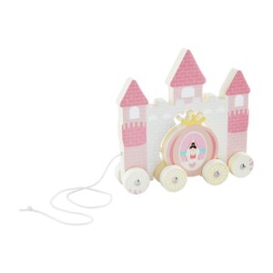 mud pie children's pull toy, castle