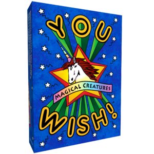 you wish! magical creatures family card game - easy card game for kids and adults, great for game night, modern twist on go fish meets uno, fun for all ages