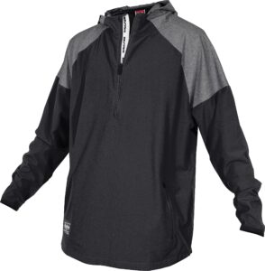 easton boys' rawlings youth color sync long sleeve jacket, medium, black