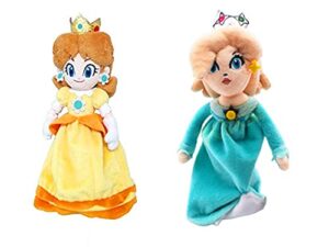 huawell super marry all star collection princes peach plush toy princes rosalina & dasy stuffed plush 8" (princes rosalina & dasy)