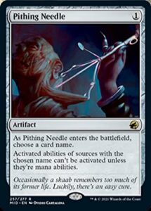 magic the gathering - pithing needle (257) - innistrad: midnight hunt