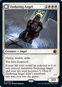 magic: the gathering - enduring angel // angelic enforcer (017) - innistrad: midnight hunt