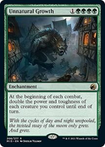 magic: the gathering - unnatural growth (206) - innistrad: midnight hunt