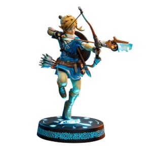 first 4 figures the legend of zelda: breath of the wild link collector's edition statue