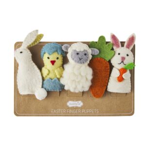 mud pie children's easter finger puppets