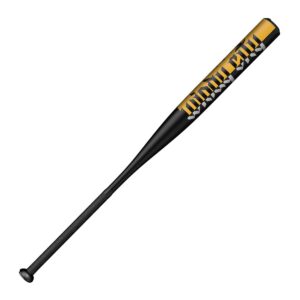 demarini 2022 windy city™ slowpitch softball bat - 32 oz, black/gold