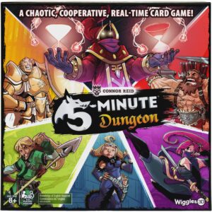 wiggles 3d 5-minute dungeon a chaotic, co-operative, real-time card game | fast-paced board game | for families, ages 8 & up | 2-5 players