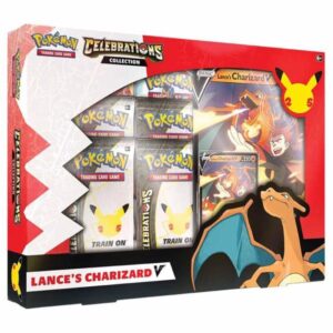 pokemon trading card games: 25th anniversary celebrations collection - lance's charizard v