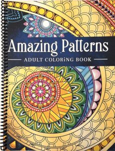 amazing patterns: adult coloring book, stress relieving mandala style patterns | spiraling freedomtm