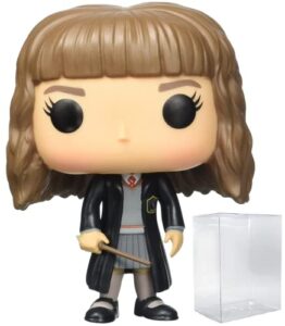 funko harry potter - hermione granger #03 pop! vinyl figure (bundled with compatible pop box protector case), multicolor, 3.75 inches