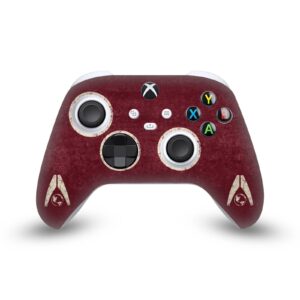 head case designs officially licensed ea bioware mass effect interplanetary combatives 3 badges and logos vinyl sticker gaming skin decal cover compatible with xbox series x/s controller