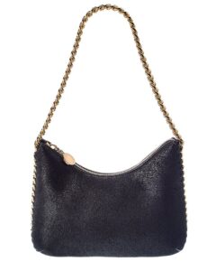 stella mccartney falabella mini zip shoulder bag black one size