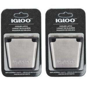 igloo cooler stainless steel latch and single-screw attachment post, 2-pack