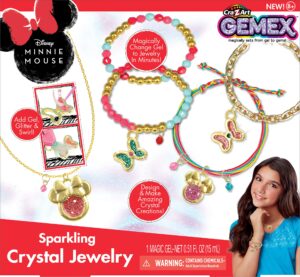 cra-z-art disney minnie mouse gemex sparkling crystal jewelry kit amazon exclusive