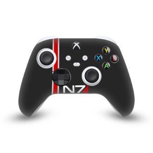 head case designs officially licensed ea bioware mass effect n7 logo graphics vinyl sticker gaming skin decal cover compatible with xbox series x/s controller