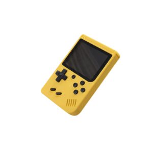 beyolo retro handheld game console portable retro game console 500 classical fc games support connecting tv & two players portable video gametoys gifts adults (yellow, 8cm2.5cm12cm), 8cm*2.5cm*12cm