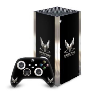 head case designs officially licensed ea bioware mass effect spectre 3 badges and logos vinyl sticker gaming skin decal cover compatible with xbox series x console and controller bundle