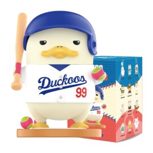 pop mart duckoo ball club series, 12pcs duckoo blind box figures, random design action figures collectible toys home decorations, holiday birthday gifts for girls and boys, whole set