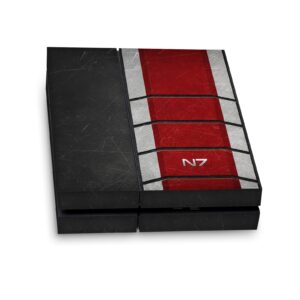 head case designs officially licensed ea bioware mass effect n7 logo armor graphics vinyl sticker gaming skin decal cover compatible with sony playstation 4 ps4 console