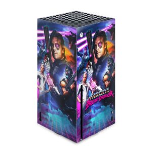 head case designs officially licensed far cry 3 blood dragon key art cover vinyl sticker gaming skin decal cover compatible with xbox series x console