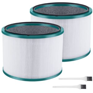 star maktion,2 pack air purifier filters replacements,high-efficiency activated carbon,compatible with dyson dp01、dp03、hp00、hp01、hp02、hp03、desktop purifier,part number 968125-03