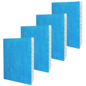 getalong hft600 replacement wick humidifier filter compatible for honeywell hev615, hev620,hft600, hft600t, hft600pdq humidifier, hft600 replacement wicking t, 4pack (blue)