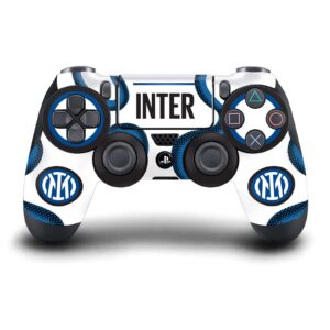 head case designs officially licensed inter milan away 2021/22 crest kit vinyl sticker gaming skin decal cover compatible with sony playstation 4 ps4 dualshock 4 controller