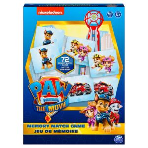 paw patrol the movie memory matching game | for boys & girls age 4 and above | a fun memory game for kids | chase, rubble, rocky, skye, and more