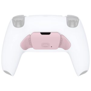 cherry blossoms pink replacement redesigned k1 k2 back button housing shell for ps5 controller extremerate rise remap kit - controller & rise remap board not included