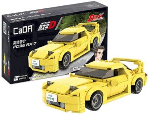 domob takumi fujiwara's tofu shop - initial-d 25-th anniversary – cada bricks toys for 8+ age kids & adults - licensed build model - 1908 pieces or blocks – for boys, hobbyist, collector