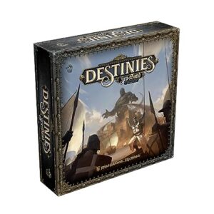 destinies sea of sand board game expansion - immersive storytelling and adventure for tabletop enthusiasts, ages 14+, 1-3 players, 120-150 minute playtime, made by lucky duck games