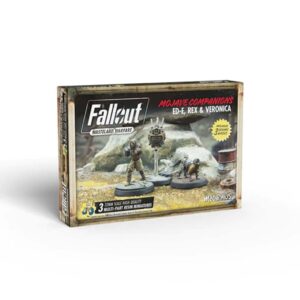 modiphius fallout – wasteland warfare - ed-e, rex and veronica, multi