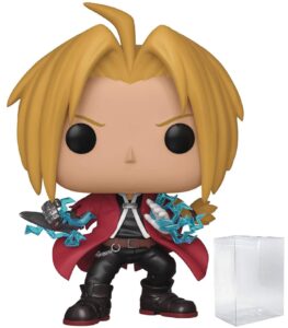 funko pop full metal alchemist - edward elric pop! vinyl figure (bundled with compatible pop box protector case), multicolor, 3.75 inches