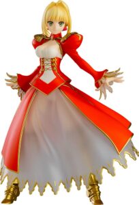 max factory fate/grand order: saber/nero claudius pop up parade pvc figure, multicolor, 6.7 inches