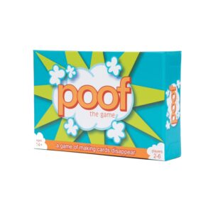 bidson games poof the game - quick to learn, easy to play casual card game for friends and family alike, groups large and small - game nights, parties, gifts, and travel