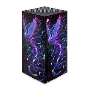 head case designs officially licensed christos karapanos phoenix art mix vinyl sticker gaming skin case cover compatible with xbox series x console