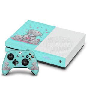 head case designs officially licensed me to you love classic tatty teddy vinyl sticker gaming skin case cover compatible with xbox one s console and controller bundle