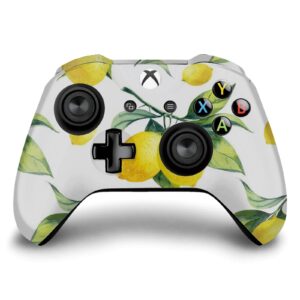 head case designs officially licensed haroulita white lemons art mix vinyl sticker gaming skin case cover compatible with xbox one s / x controller