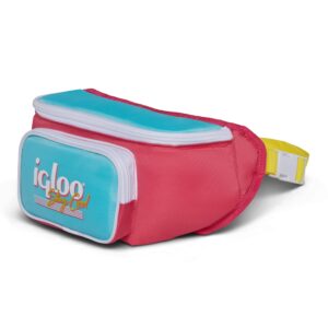 igloo fanny pack, watermelon