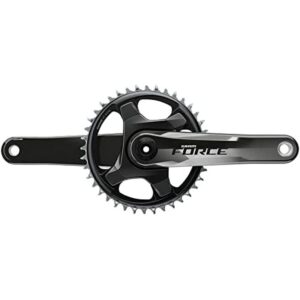 sram force 1 dub 12-speed direct mount crankset black, gloss, 170mm, 40t