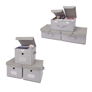 granny says bundle of 3-pack storage cubes for closet & 3-pack small storage bins