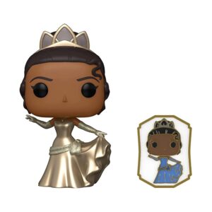 pop! ultimate princess collection - tiana pop & pin vinyl figure - shop exclusive